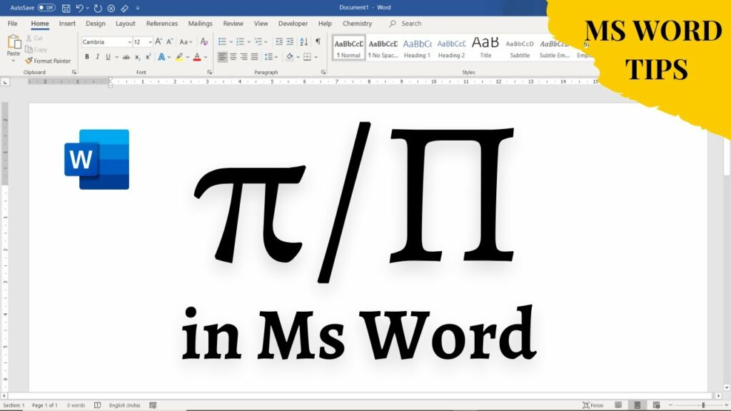 how-to-write-pi-in-microsoft