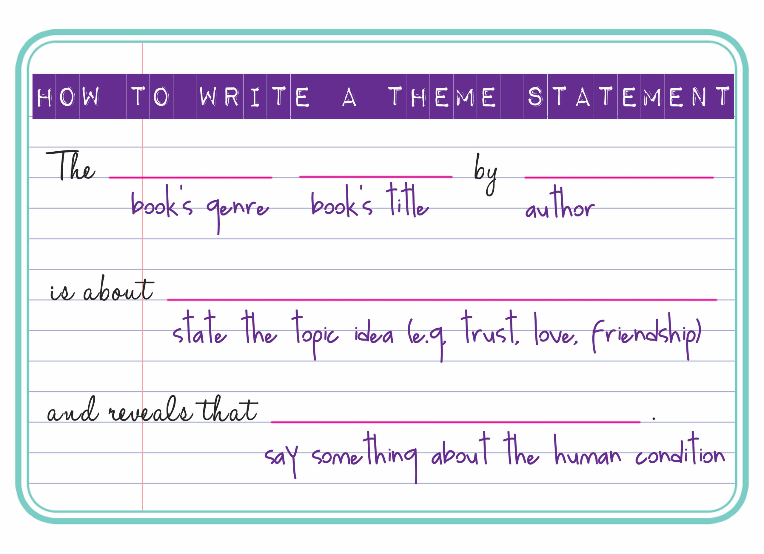 How To Write A Theme